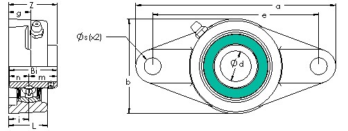 Width (mm) AST UCFL 204-12 Bearing Units - Chinese Maximum Complex ...