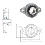 4 mm x 12 mm x 4 mm B FYH UFL003 Bearing Units - Chinese Maximum ...