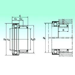 45,000 mm x 85,000 mm x 19,000 mm bearing material: NBS NKX 50 Z ...