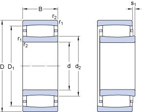 100,000 mm x 215,000 mm x 94,000 mm d SKF C 2320 Cylindrical Roller ...